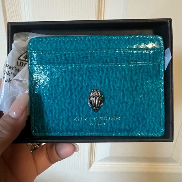Kurt Geiger | Accessories | Brand New Kurt Geiger Turquoise Card Holder ...